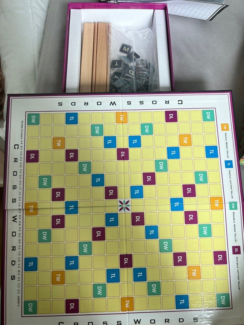 Cross words game (scrabble), Hobbies & Toys, Toys & Games on Carousell