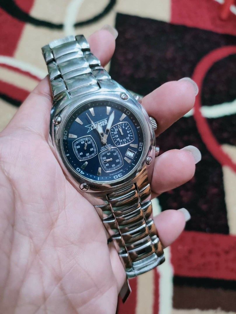 Cruiser chronograph watch, Men's Fashion, Watches & Accessories ...