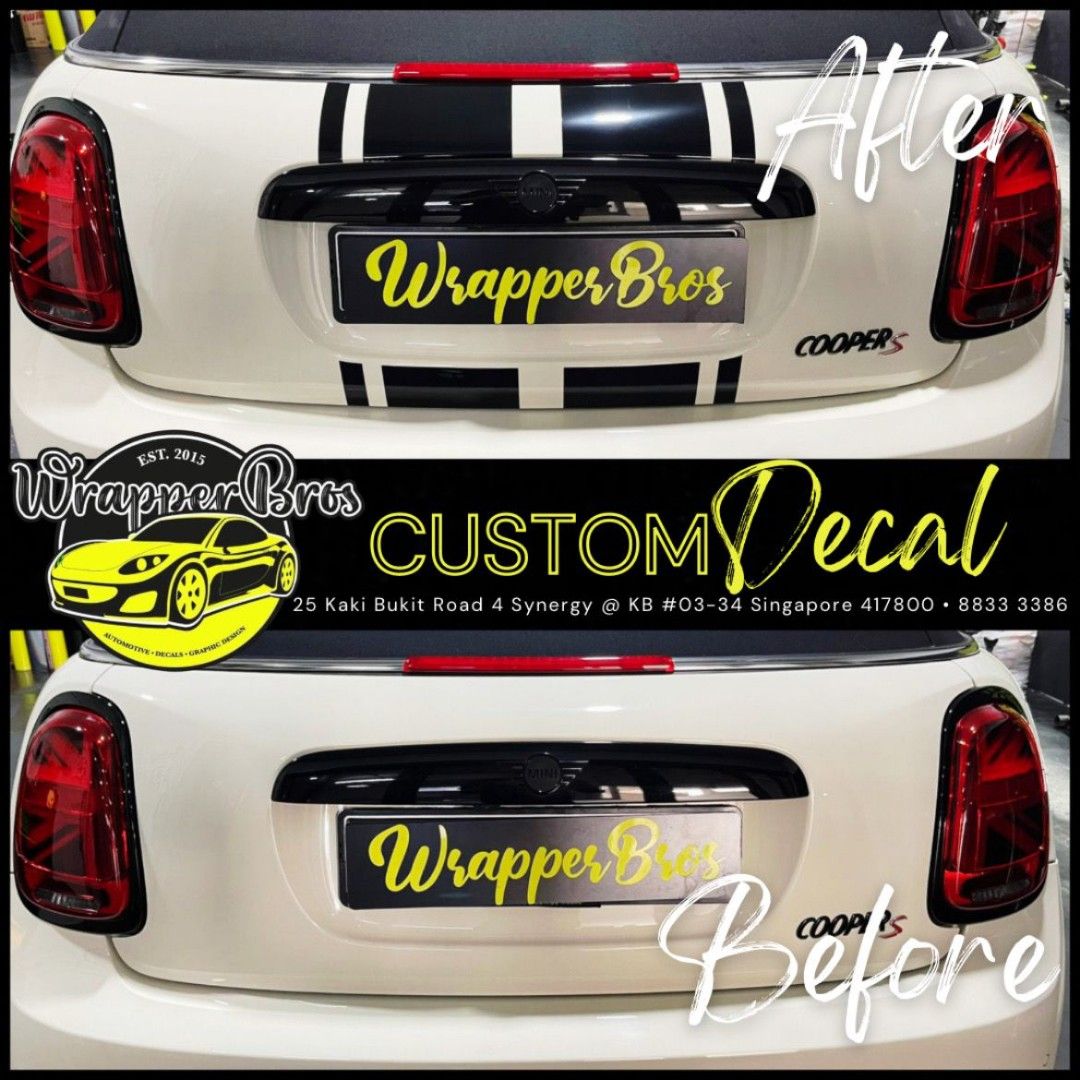 Custom Decal! Roof Wrap! Bonnet Wrap!, Car Accessories, Accessories on ...