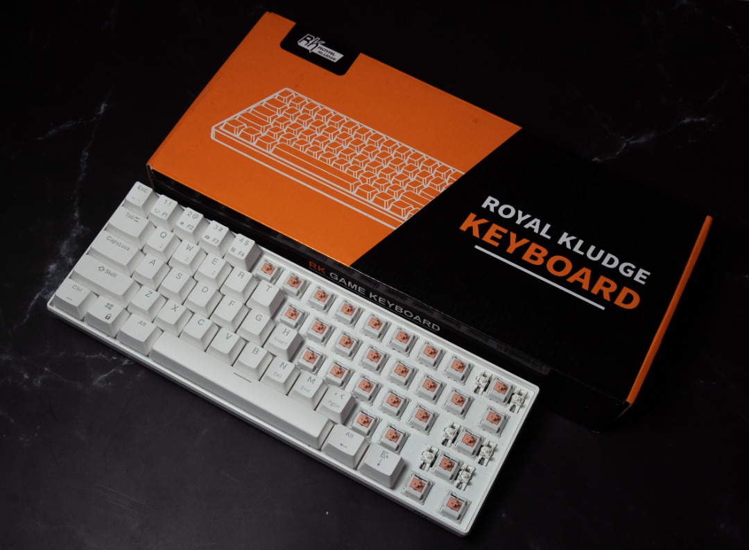 Custom Gaming Keyboard RK61 with lubed Feker Pandas, Computers & Tech ...