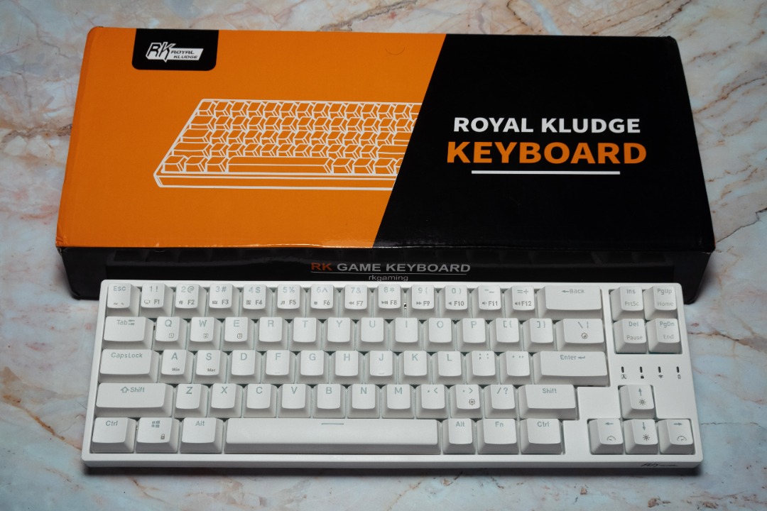 Custom RK68 Plus with lubed KTT Sea Salt Linear Switches, Computers ...