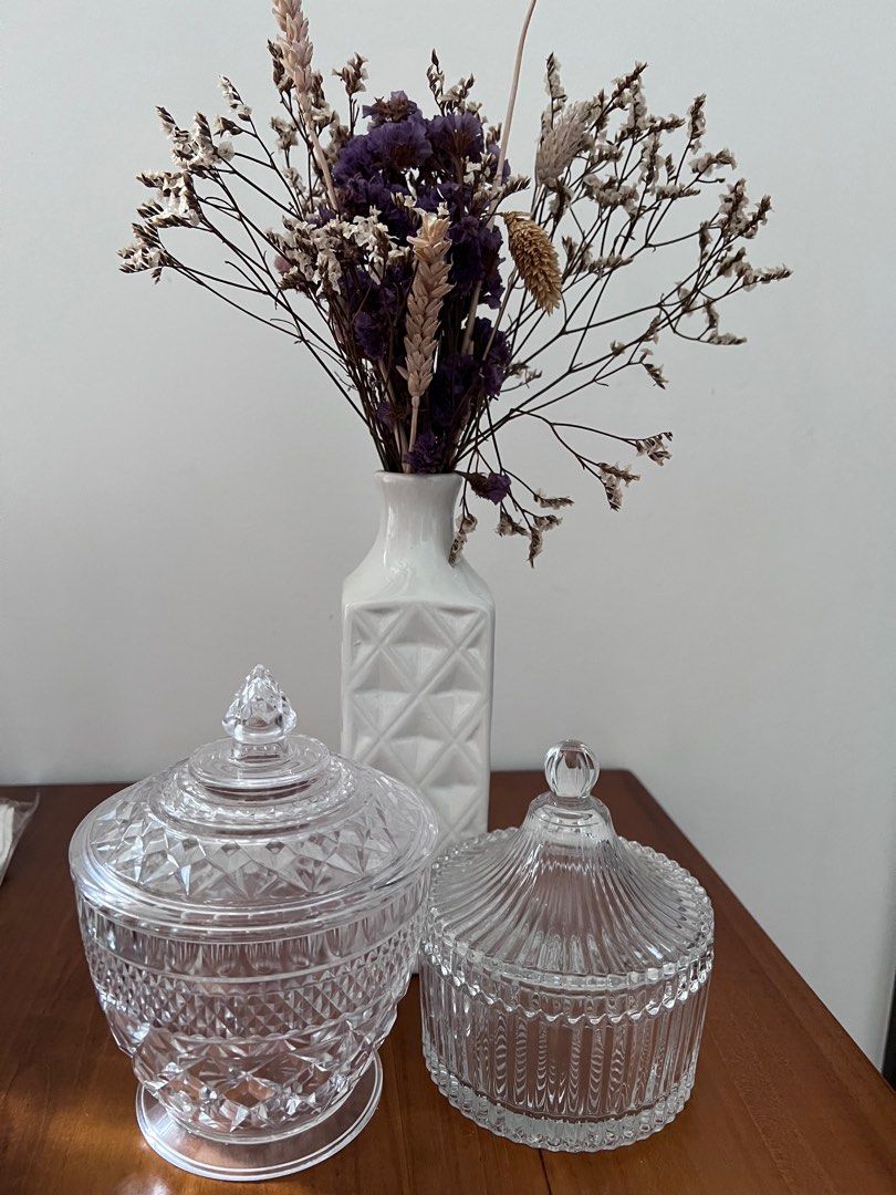 Daiso Vase and containers, Furniture & Home Living, Home Decor, Vases ...