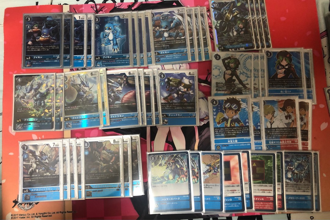 Digimon dtcg 數碼暴龍 v龍獸 卡組 deck 有少rare 2secV龍異圖 可換遊戲王或battle spirits deck, 興趣及遊戲, 玩具 & 遊戲類 - Carousell