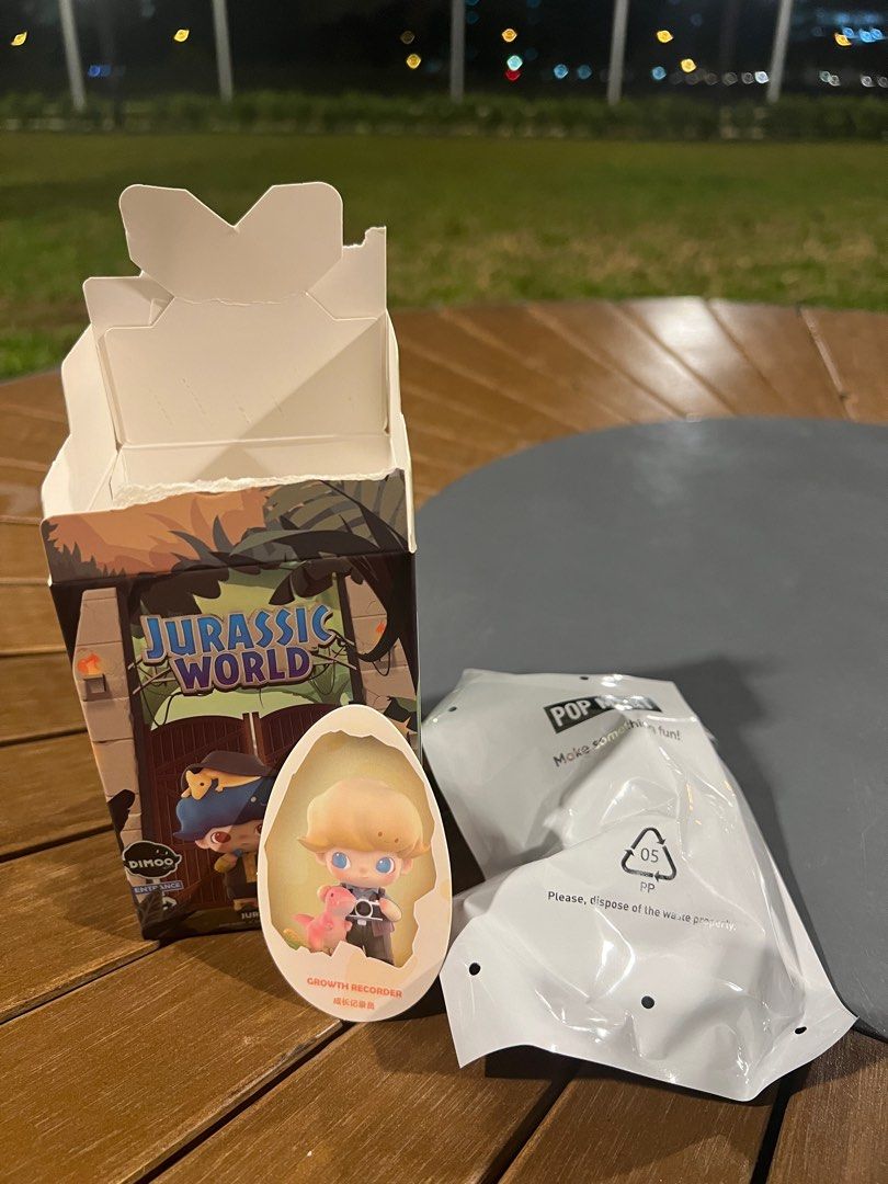 [POPMART] Dimoo - Jurassic World - Growth Recorder Sealed, Hobbies ...