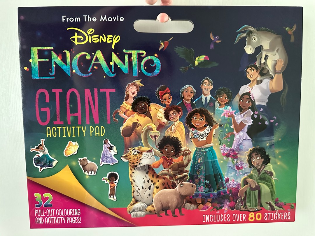 Disney Encanto Giant Activity Pad, Hobbies & Toys, Books & Magazines ...