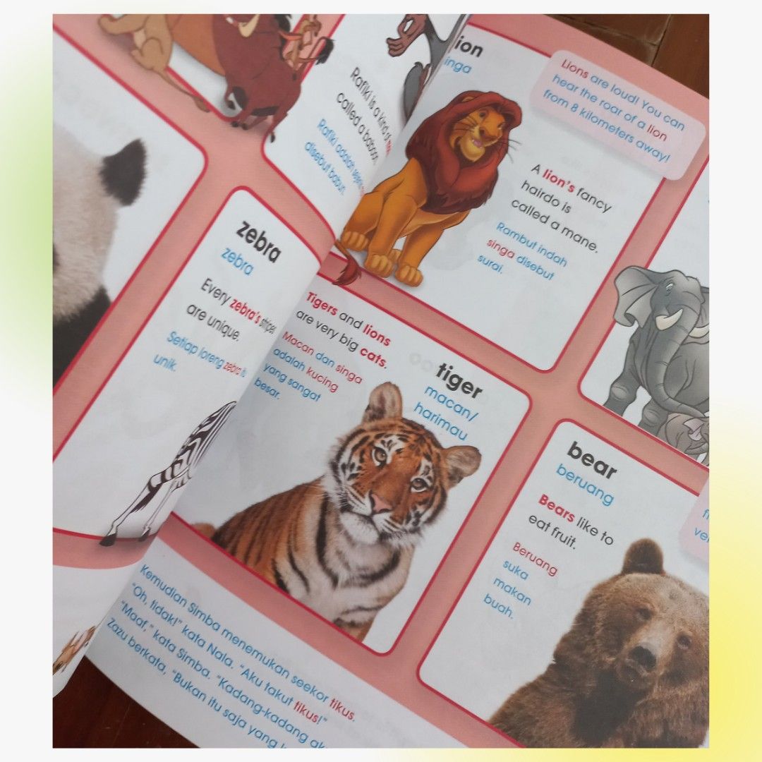 Disney English - My First Picture Dictionary Inggris-Indonesia, Buku ...