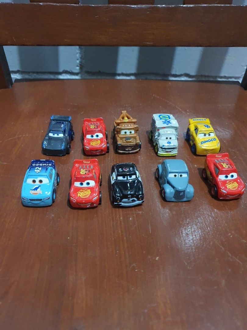 Disney Pixar Cars Character Metal Cars Minis (2016 Mattel), Hobbies ...