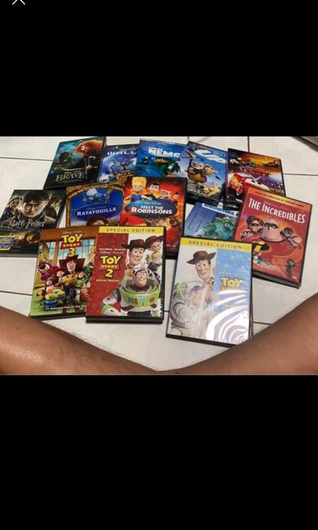 Disney Pixar DVDs, Hobbies & Toys, Music & Media, CDs & DVDs on Carousell