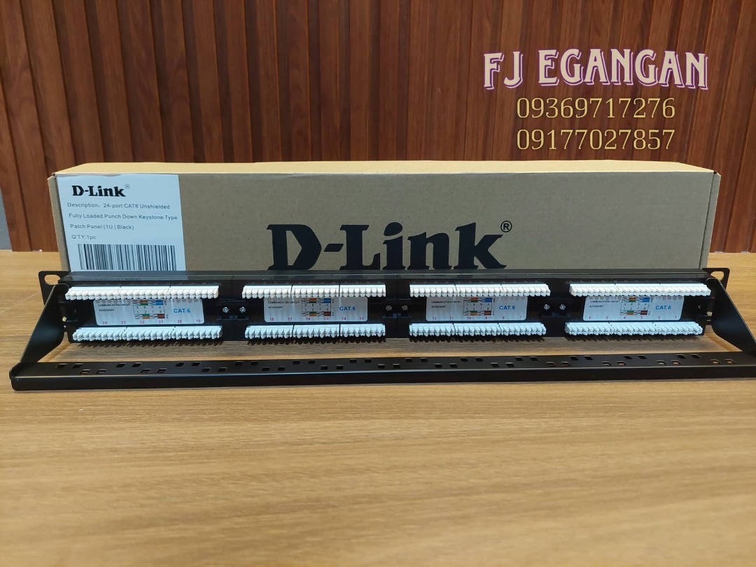 D-link Patch panel cat6 24 ports | Dlink patchpanel 24 ports, Computers & Tech, Parts ...