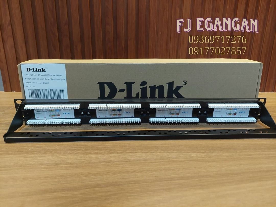D-link Patch panel cat6 24 ports | Dlink patchpanel 24 ports, Computers ...