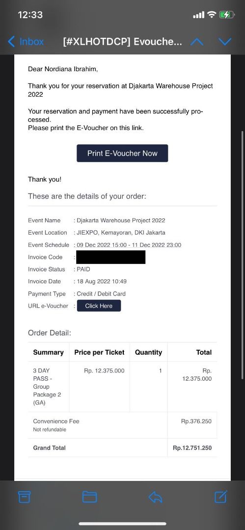 DWP - Djakarta Warehouse Project 3 Day Pass for 1 pax, Tickets ...