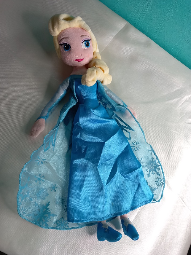 "Elsa" Disney Frozen Plush Stuffed Doll 16", Hobbies & Toys, Toys ...