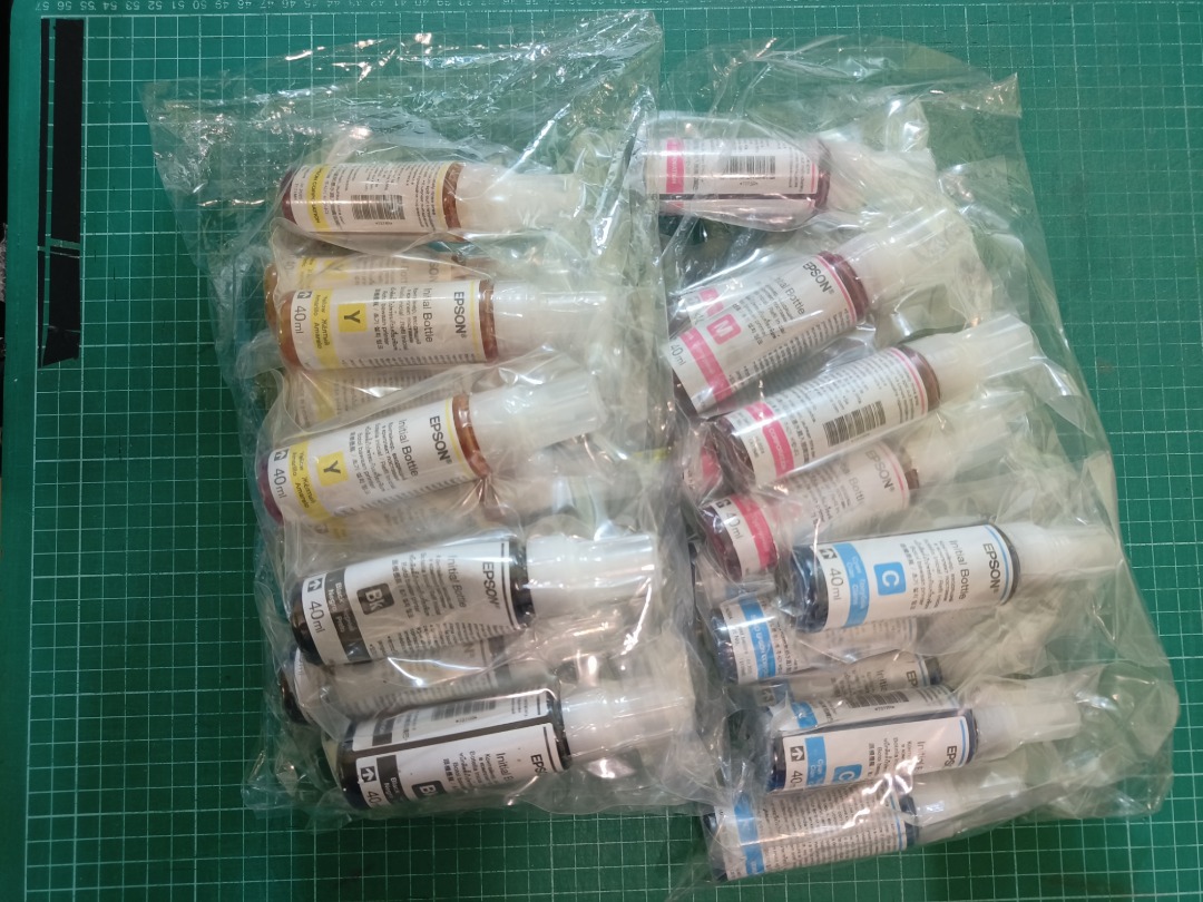 Epson L121 Genuine Initial Ink 6 Sets (24pcs), Computers & Tech ...