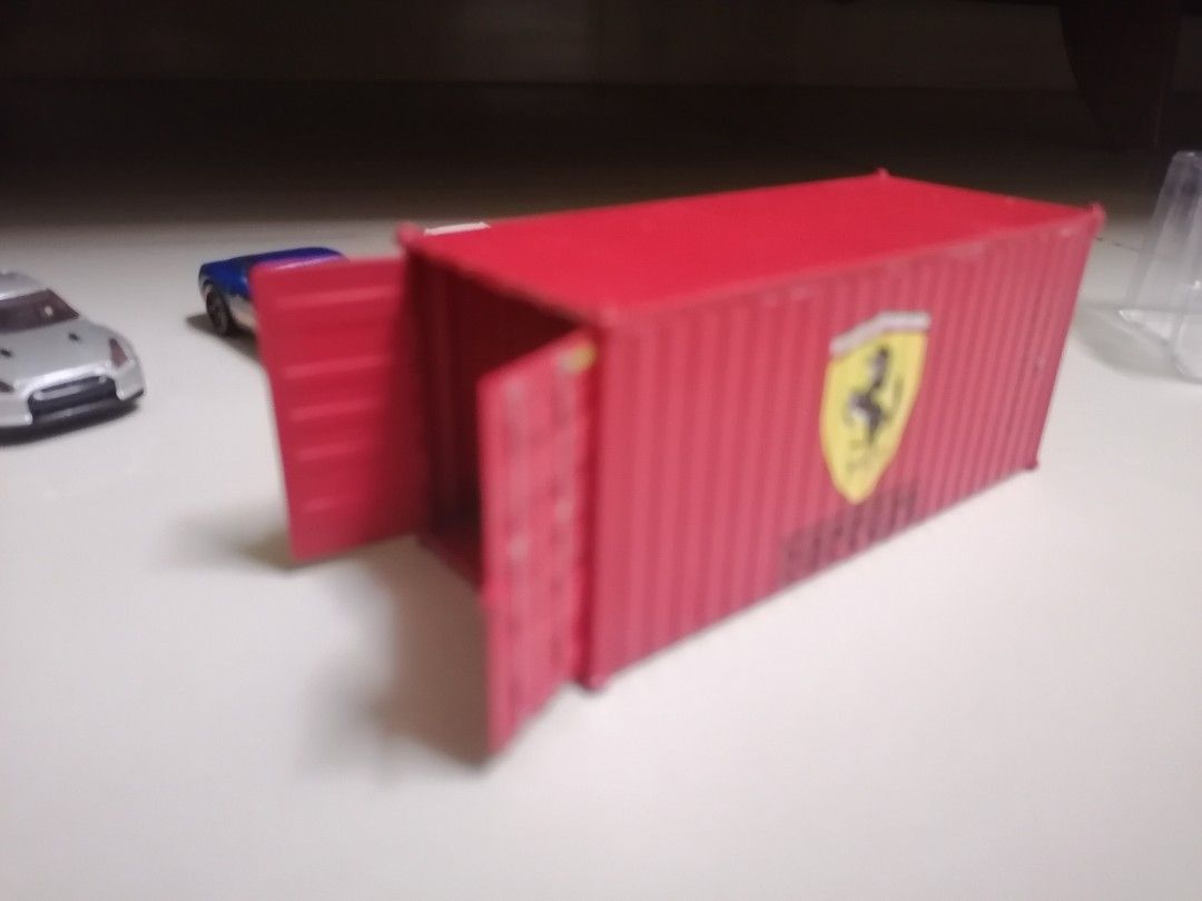First Container Model 1/64 20-Foot Container Model - Ferrari - Red ...