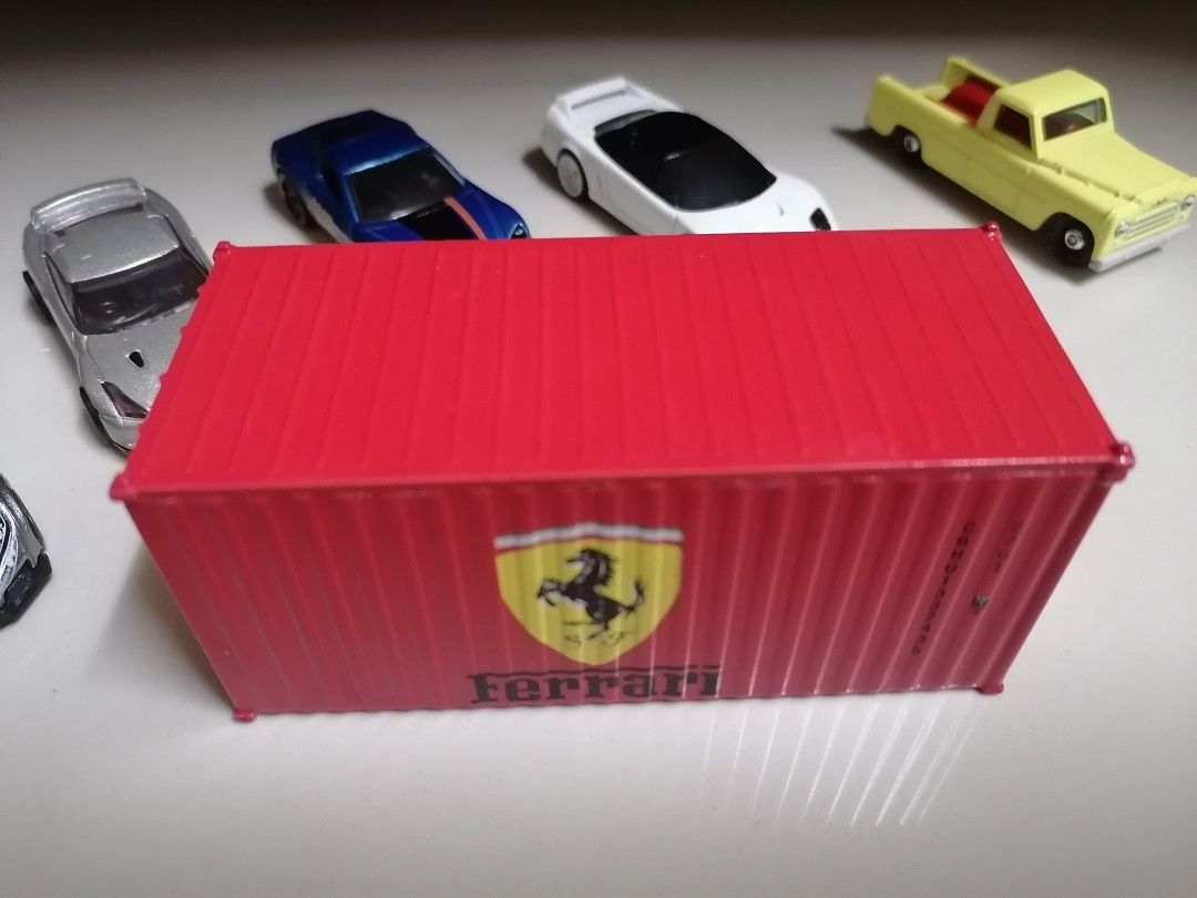 First Container Model 1/64 20-Foot Container Model - Ferrari - Red ...