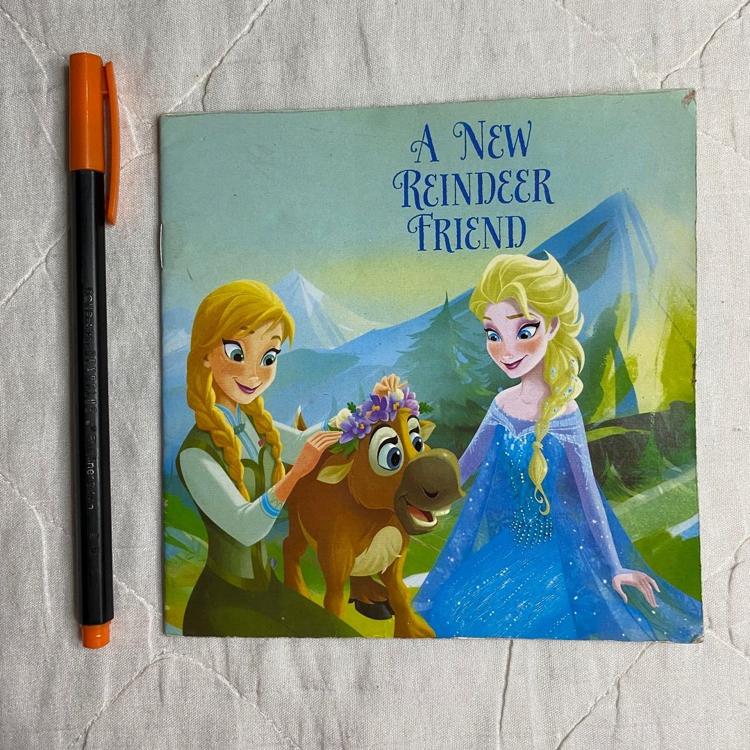 Frozen book: A New Reindeer Friend, Hobbies & Toys, Books & Magazines ...