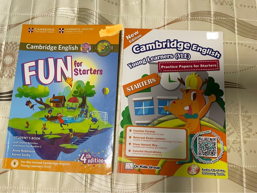 2本Fun for starters /Cambridge YLE English 書及練習, 興趣及遊戲, 書本 & 文具, 書本及雜誌 ...