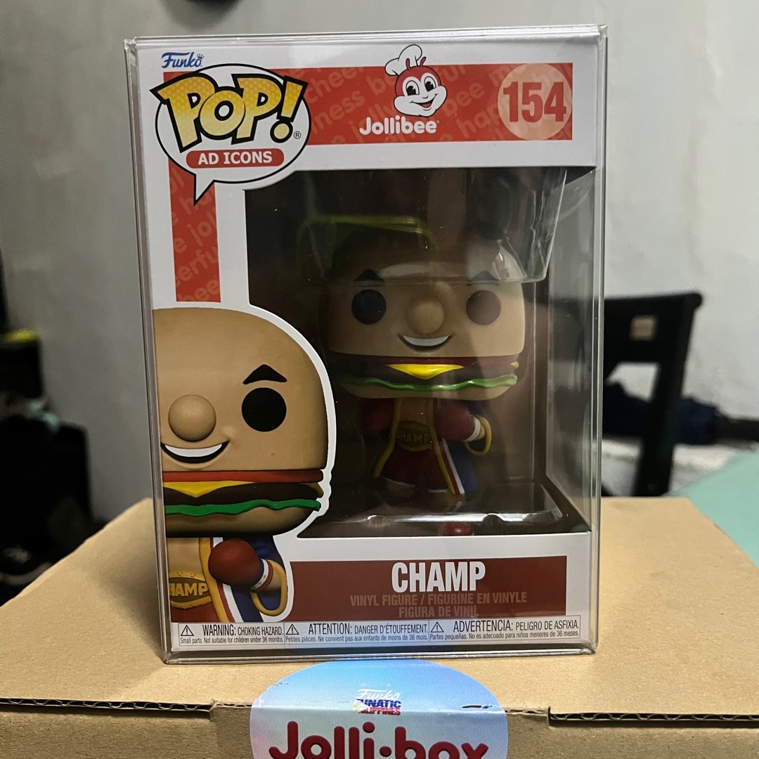 Funko Pop - Champ (Jollibee) #154, Hobbies & Toys, Toys & Games on ...