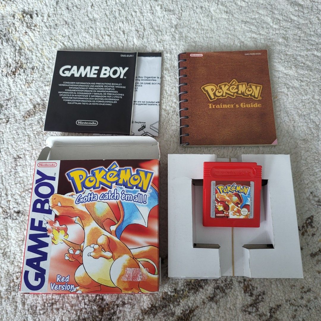 Gameboy Pokemon Red Boxed CIB, Video Gaming, Video Games, Nintendo on ...