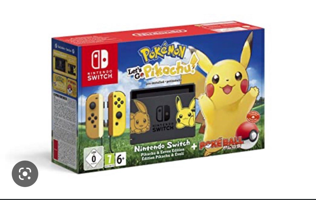 Go Pikachu edition switch, Video Gaming, Video Games, Nintendo on Carousell