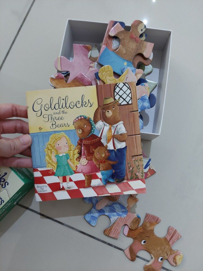 Goldilocks and the three bears puzzle book, Hobbies & Toys, Books ...
