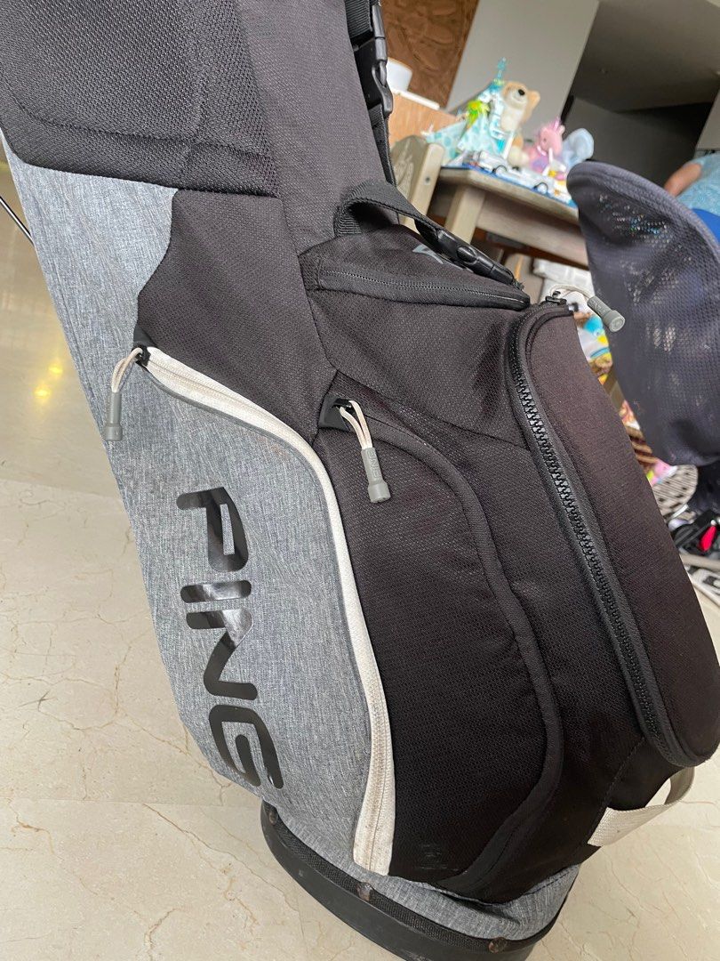 Golf Bag - 2021 Ping Hoofer Lite (Heather Grey, Black and White ...