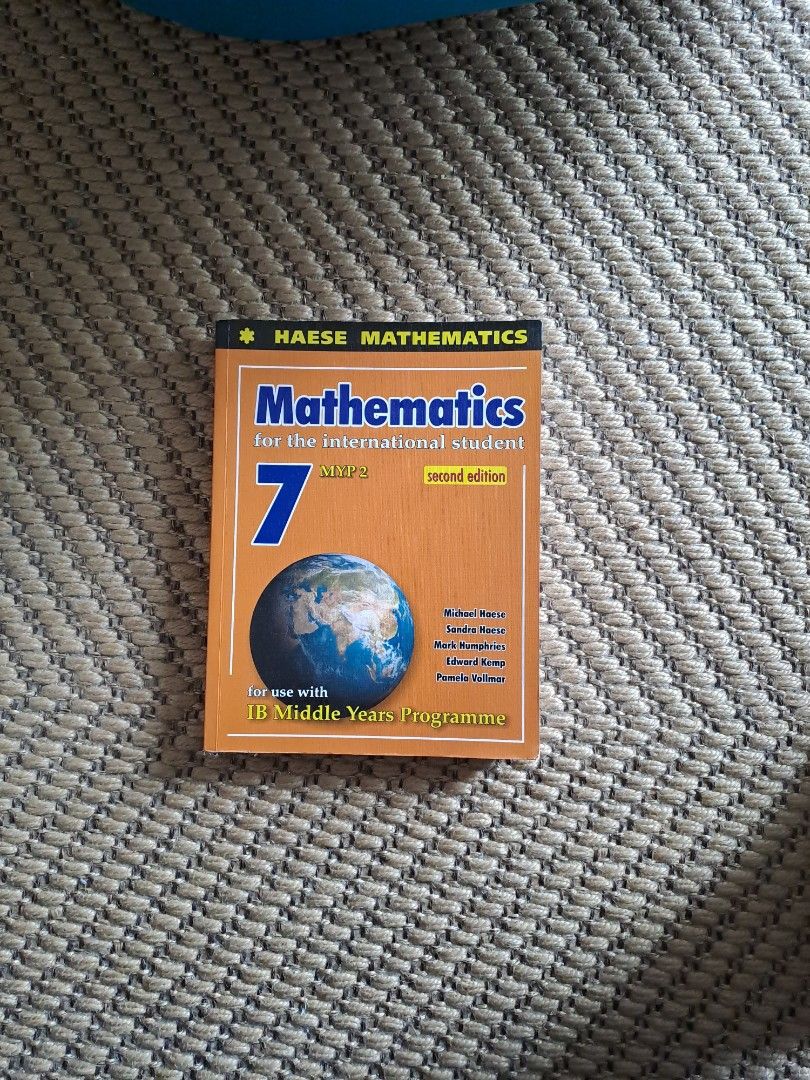Grade 7/ sec 1/MYP 2 Ib math workbook (My, Hobbies & Toys, Books ...