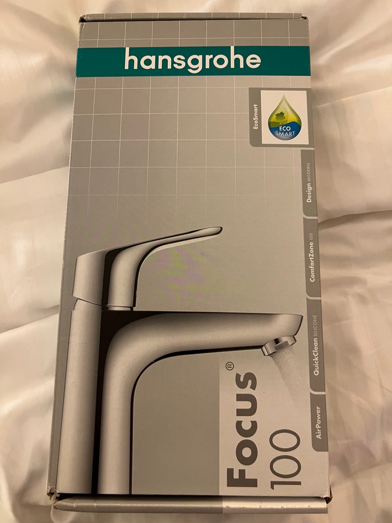 Hansgrohe Focus mixer tap with drain set, Furniture & Home Living ...