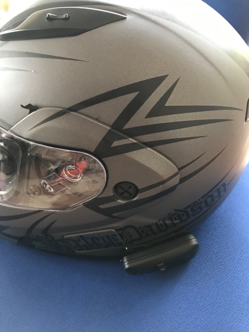 Harley Davidson flip up helmet with Cardo intercom, Motorcycles ...