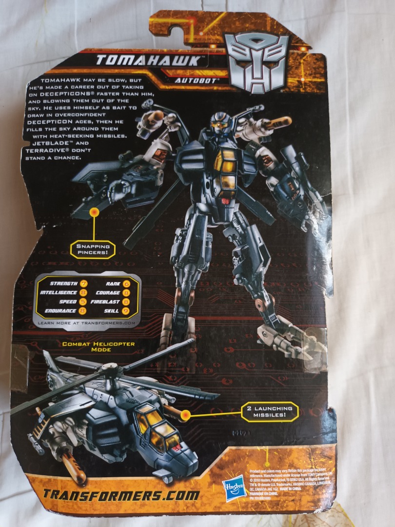 Transformers Hunt for the Decepticons Tomahawk Deluxe Class, Hobbies ...