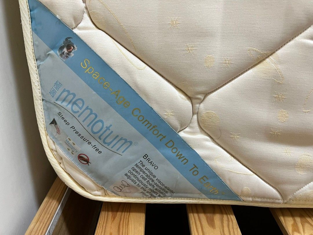 Ikea Espevar single bed with Memotum Mattress, 傢俬＆家居, 傢俬, 床架及床褥 - Carousell