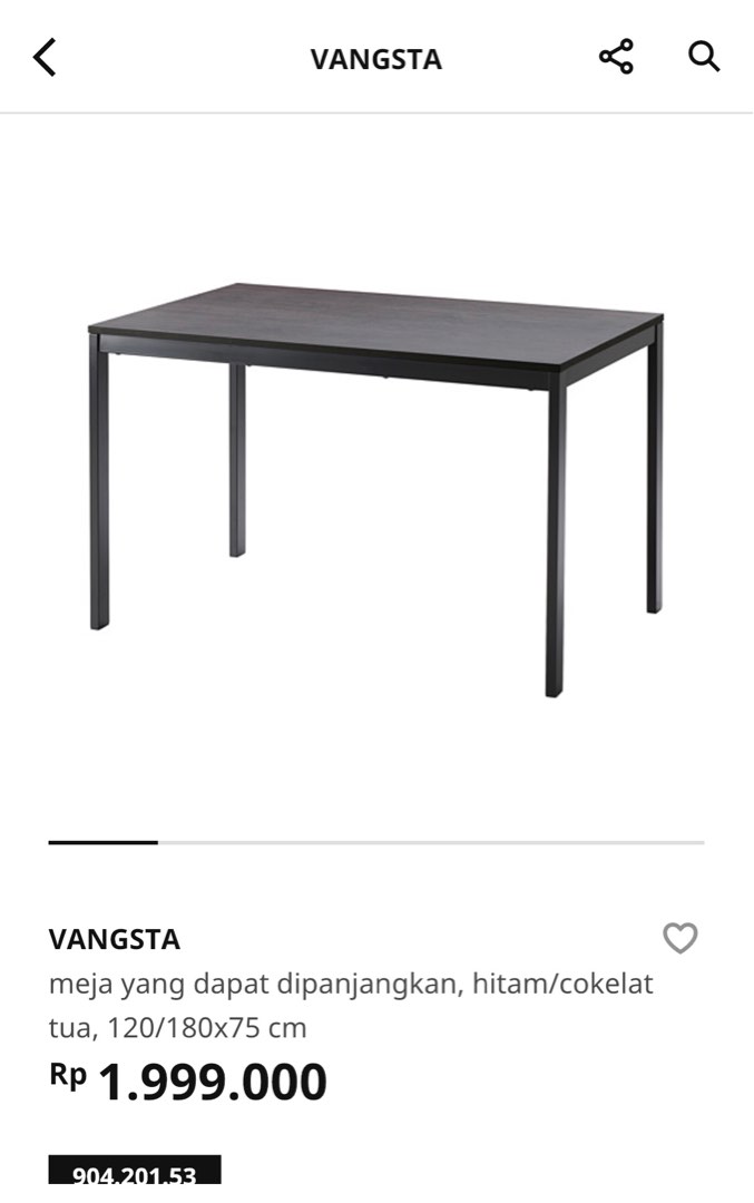 Ikea meja makan, Perabotan Rumah di Carousell