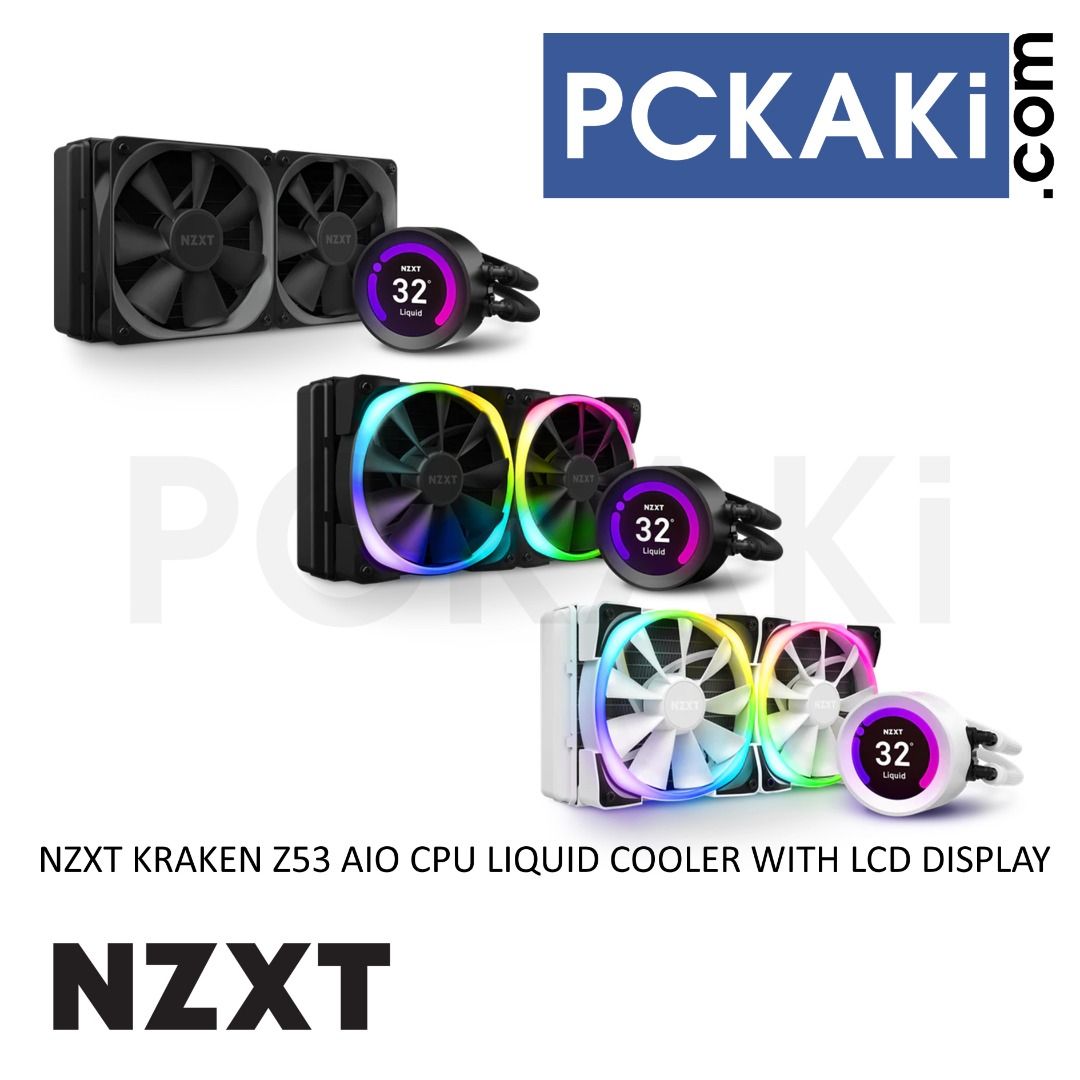 [IN STOCK] NZXT KRAKEN Z53 / Z63 / Z73 - RGB / BLACK / WHITE 240mm ...