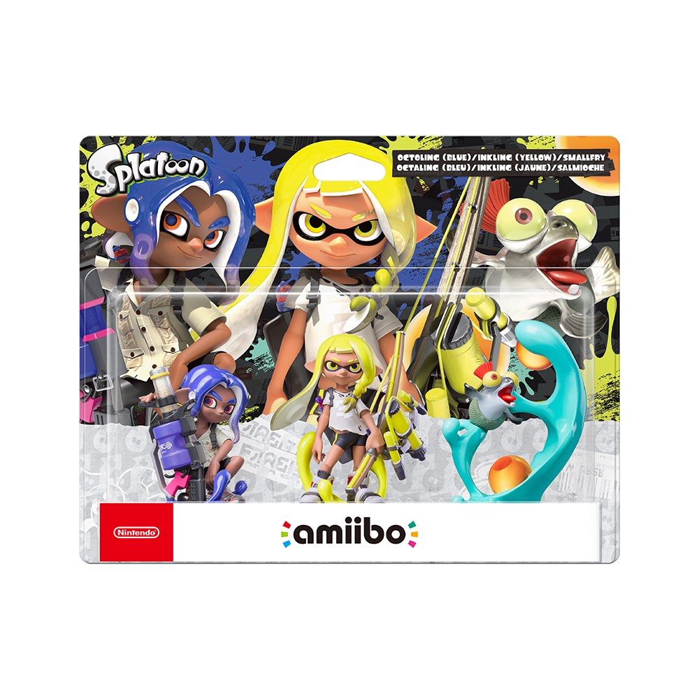 [IN STOCK] Splatoon 3 Triple Set (Octoling, Inkling & Smallfry) amiibo ...