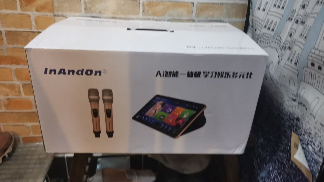 [全新未拆]InAndOn 卡拉ok KTV 三腳插 繁體字 Mirror Andson Lo可唱, 家庭電器, 電視 & 其他娛樂, 娛樂 ...