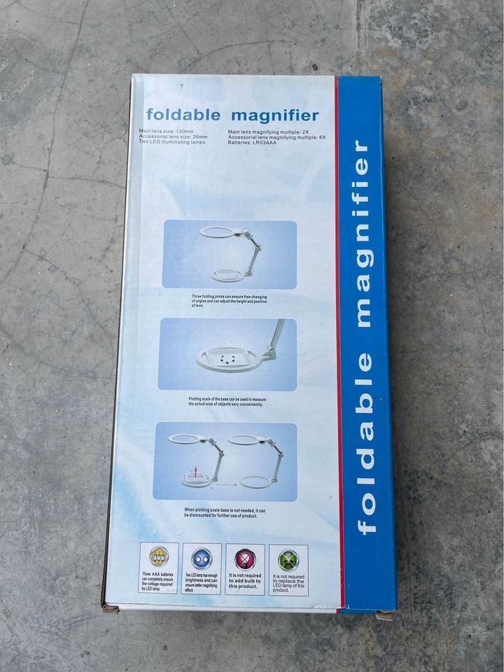 Industrial Grade Magnifying glass / light microscope (brand new ...