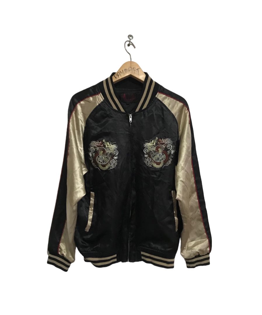 Japanese Sukajan Twin Dragon Jacket, Men's Fashion, Coats, Jackets and ...