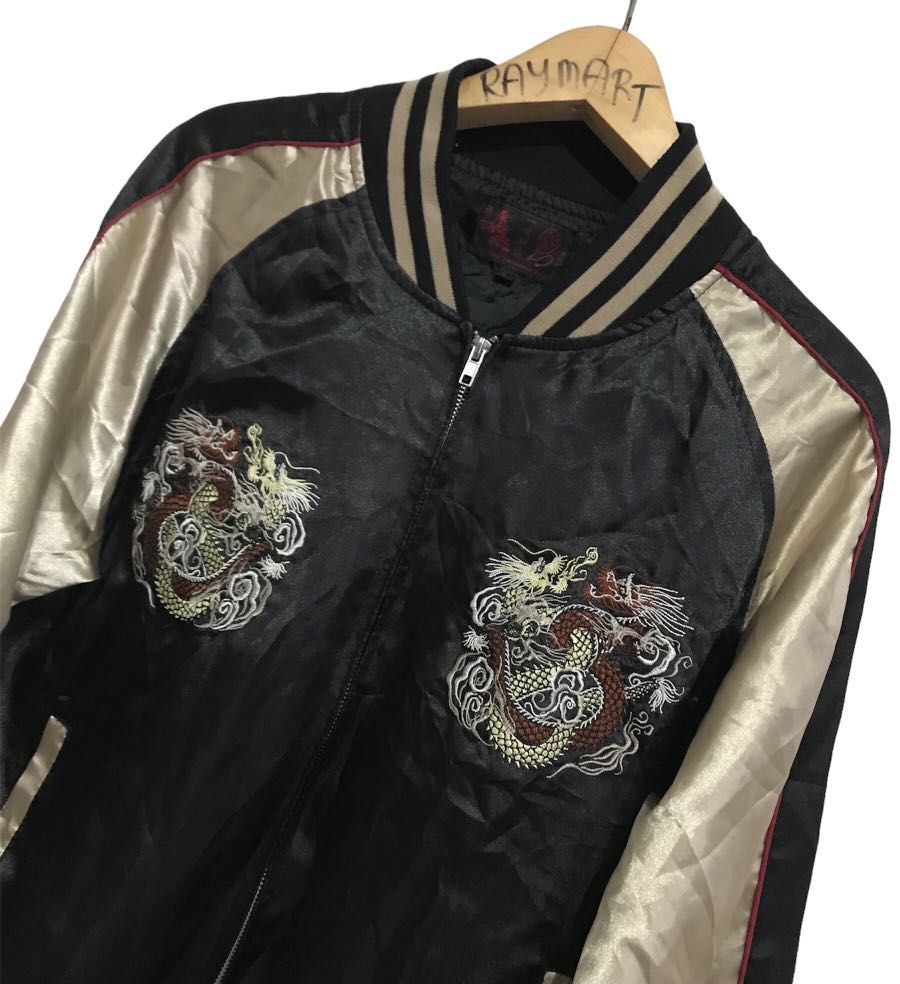 Japanese Sukajan Twin Dragon Jacket, Men's Fashion, Coats, Jackets and ...