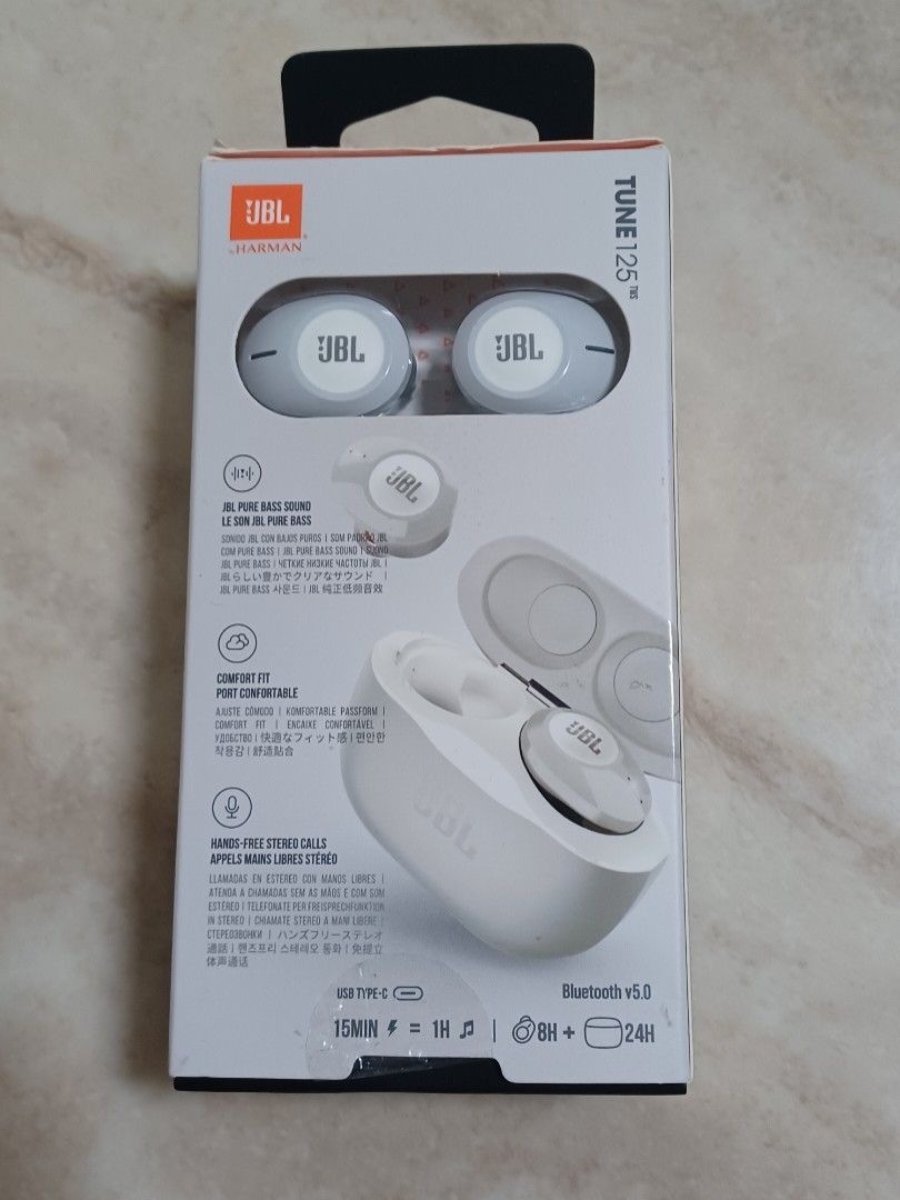 JBL TUNE 125 TWS wireless earphones, Audio, Earphones on Carousell
