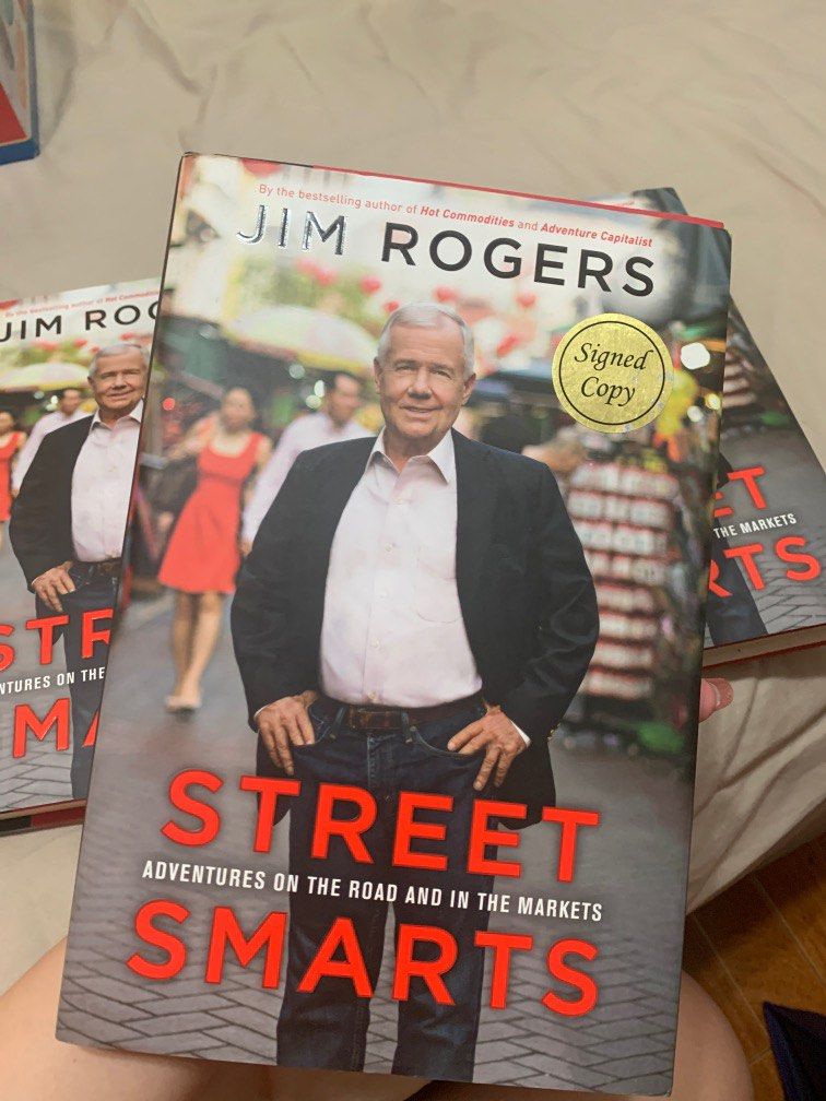 Jim Rogers Street Smarts Hardcover Book Signed Copy!, Hobbies & Toys ...