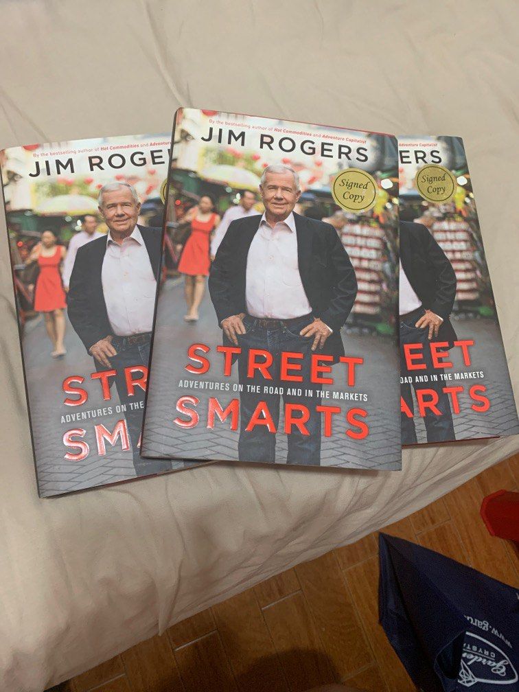 Jim Rogers Street Smarts Hardcover Book Signed Copy!, Hobbies & Toys ...