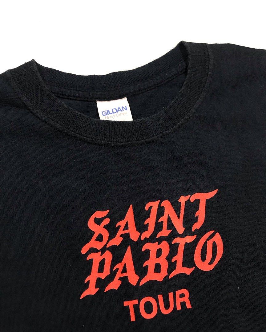 Kanye West Saint Pablo Tour Tee, Men's Fashion, Tops & Sets, Tshirts ...
