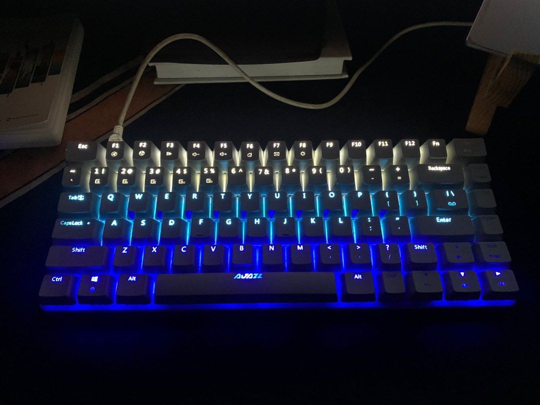 Keyboard Gaming Mechanical 65% Blue Switch RGB (Ajazz AK33 Wired ...
