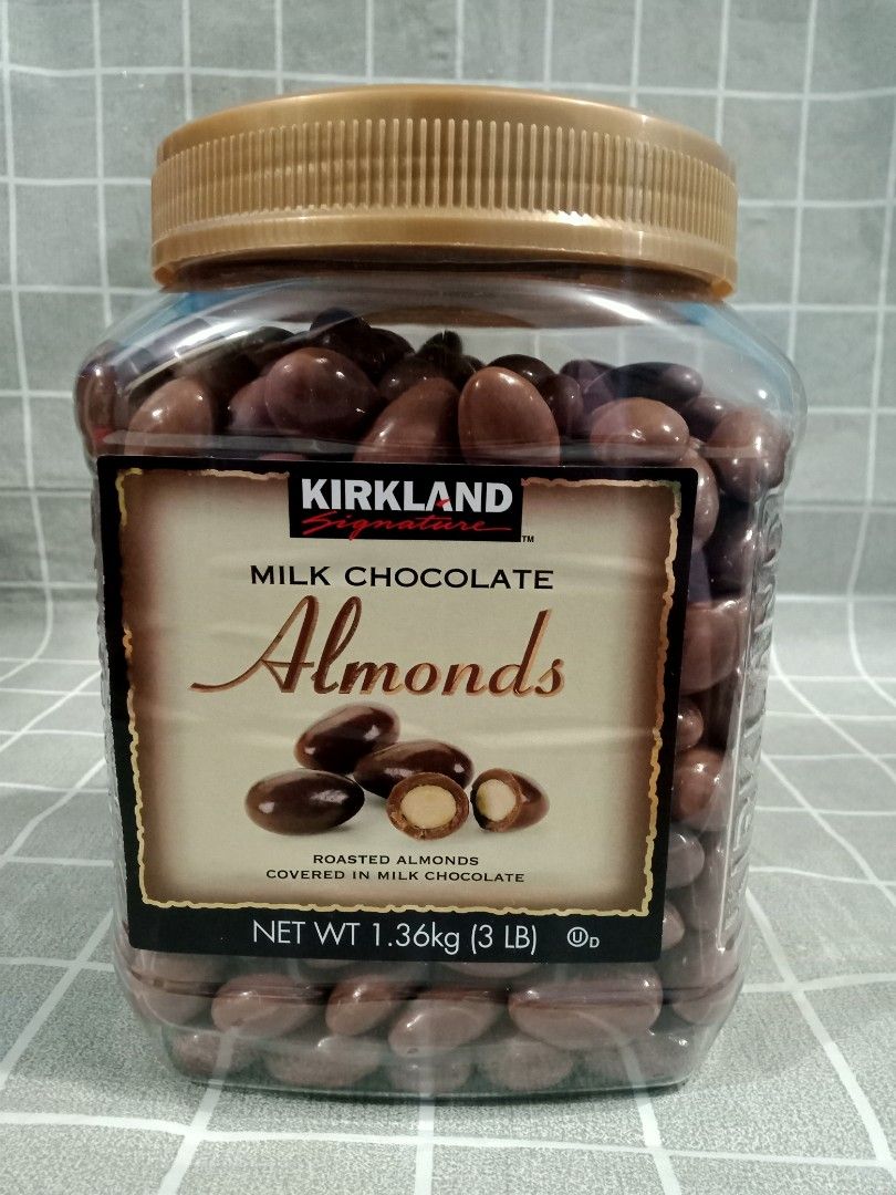 Kirkland Signature Almonds, Milk Chocolate, 1.36kg, Food & Drinks ...