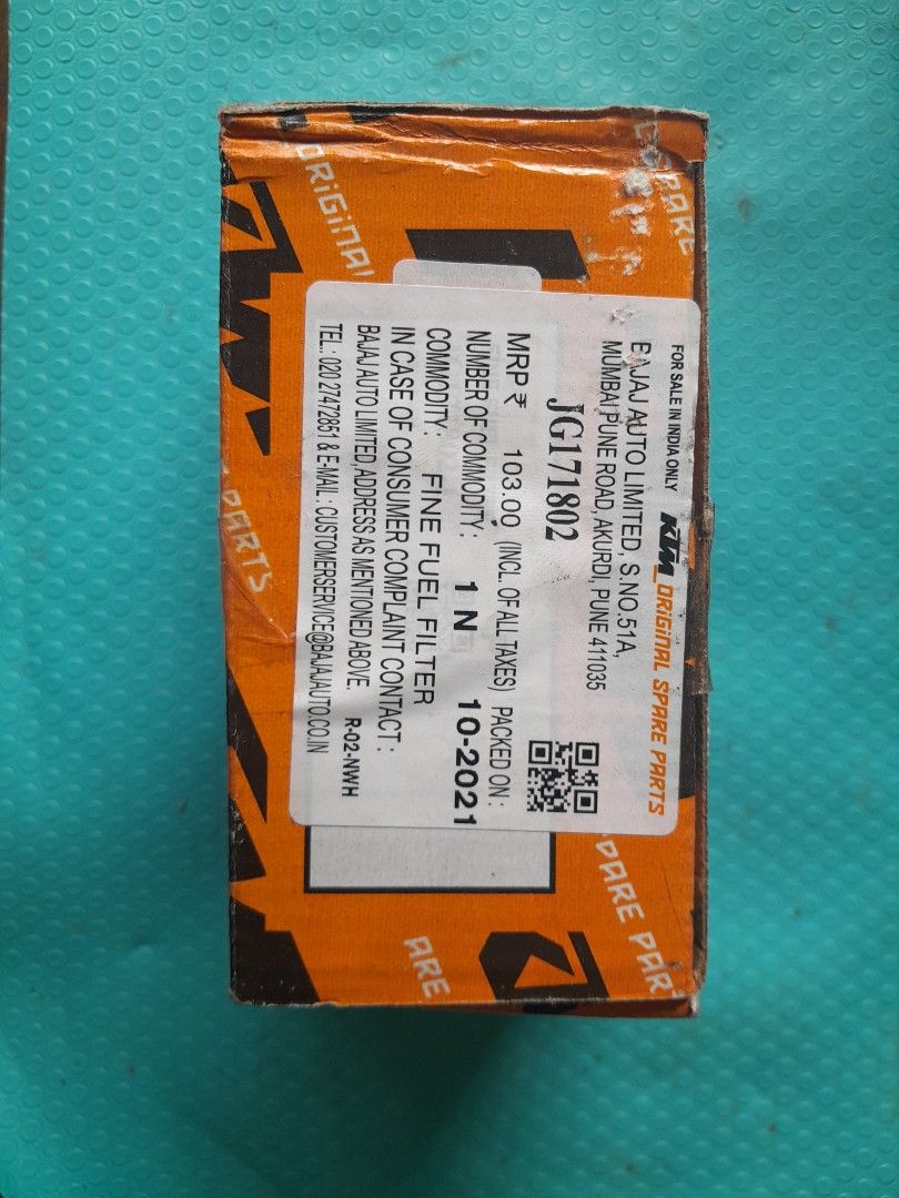 KTM fuel filter, Motorcycles, Motorcycle Accessories on Carousell