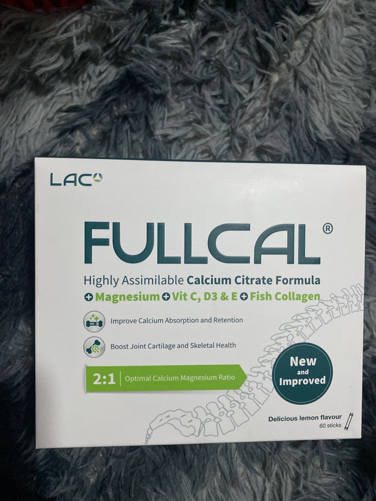 LAC FULLCAL CALCIUM, Health & Nutrition, Health Supplements, Vitamins ...