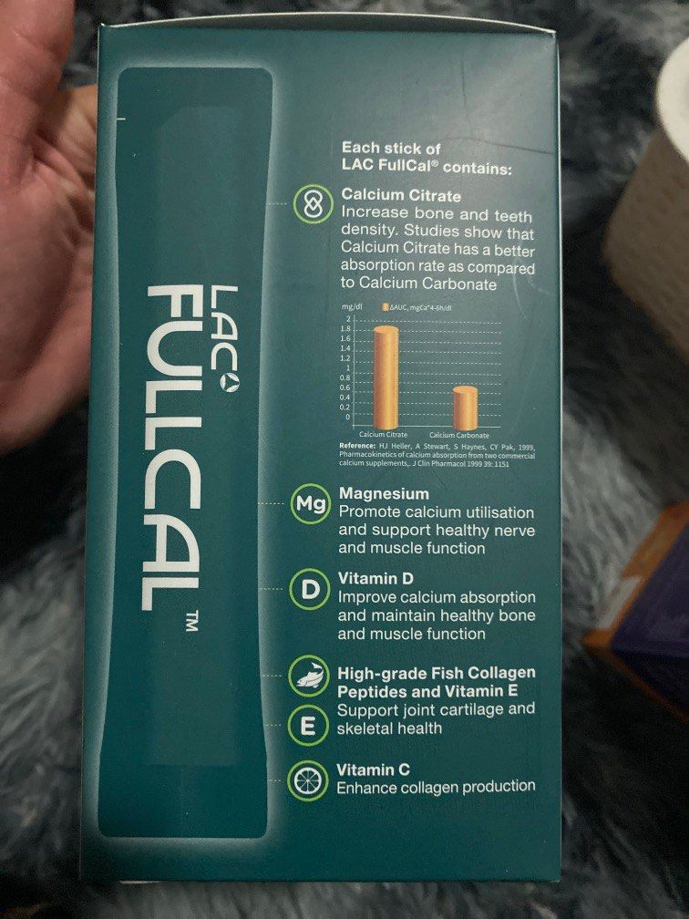 LAC FULLCAL CALCIUM, Health & Nutrition, Health Supplements, Vitamins ...