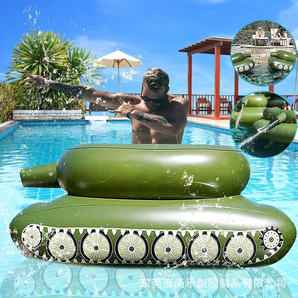 Large beach tank shoot water inflatable float swimming pool party raft ...