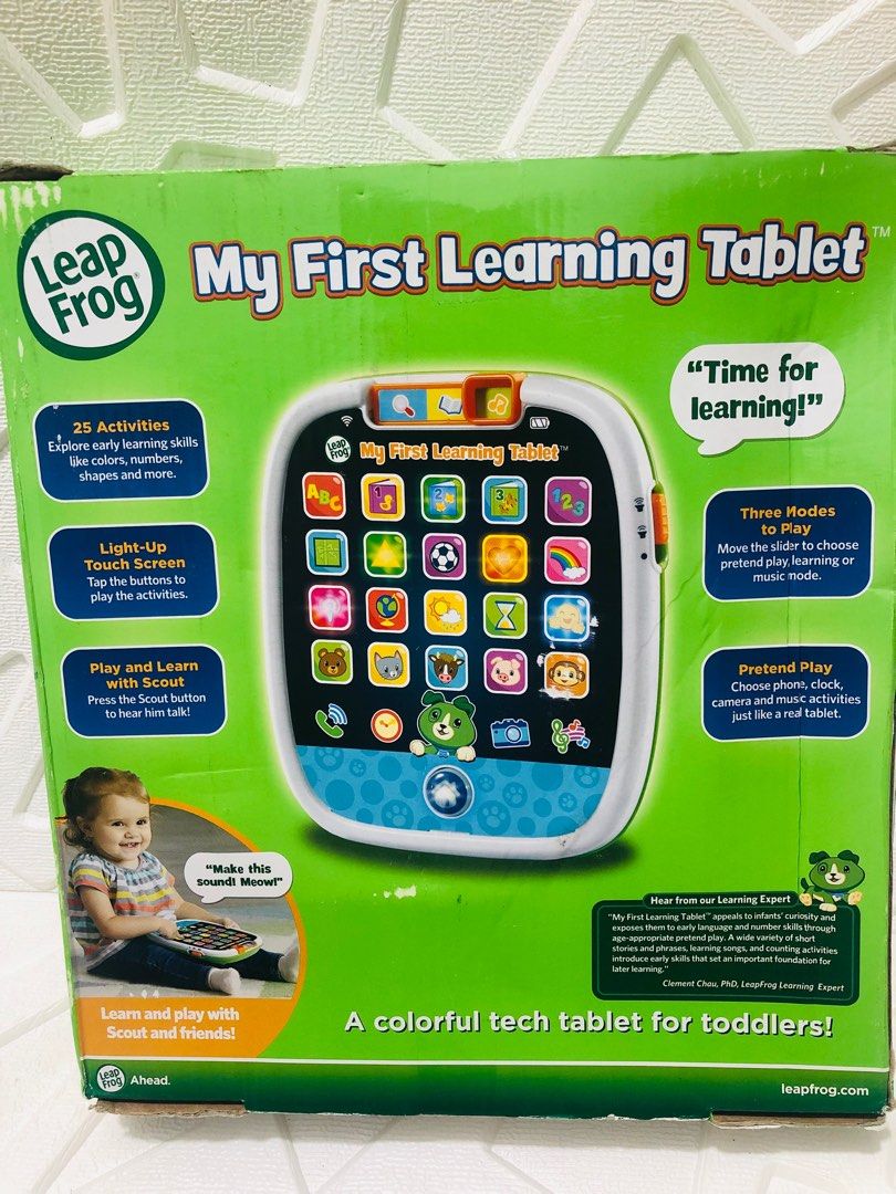 Leap frog My First Learning Tablet, Hobbies & Toys, Toys & Games on ...