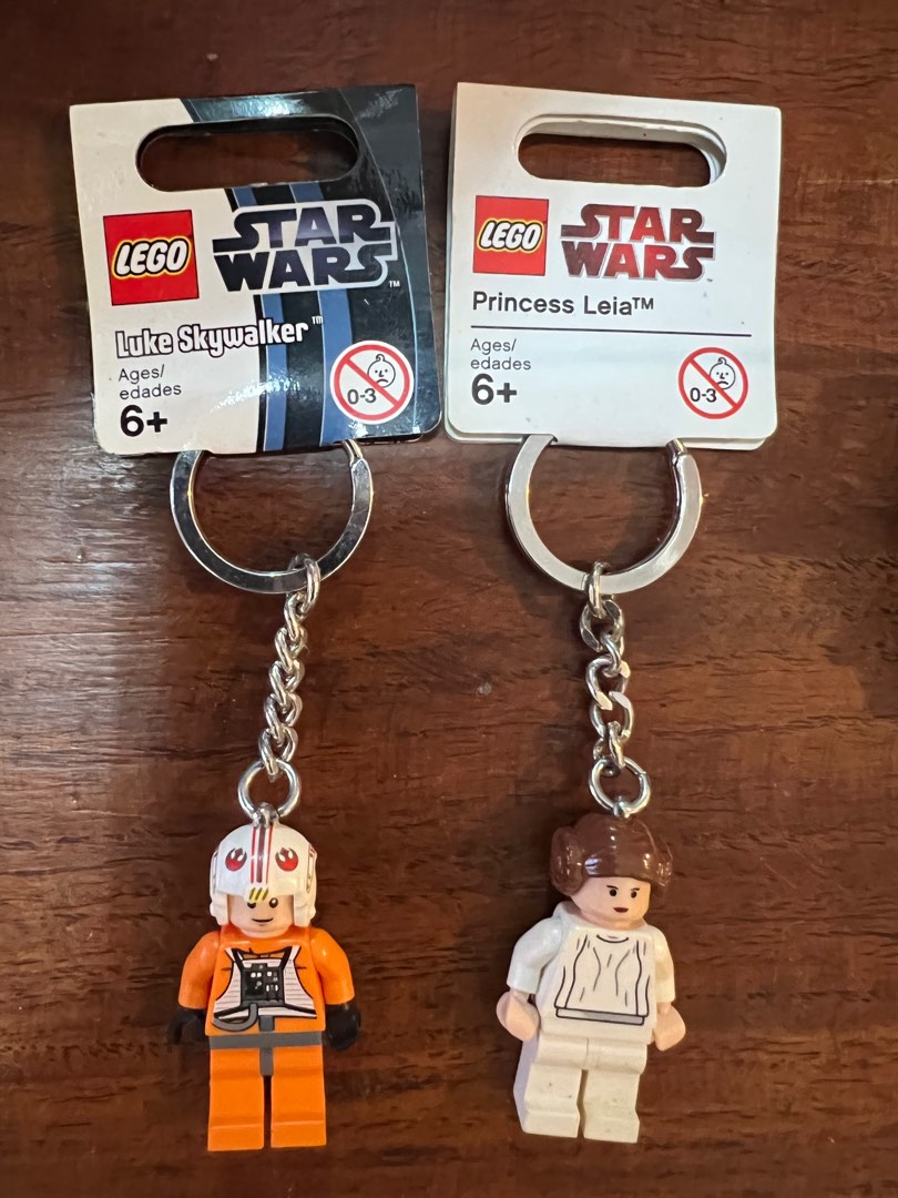 Lego keychain princess leia and luke skywalker, Hobbies & Toys, Toys ...